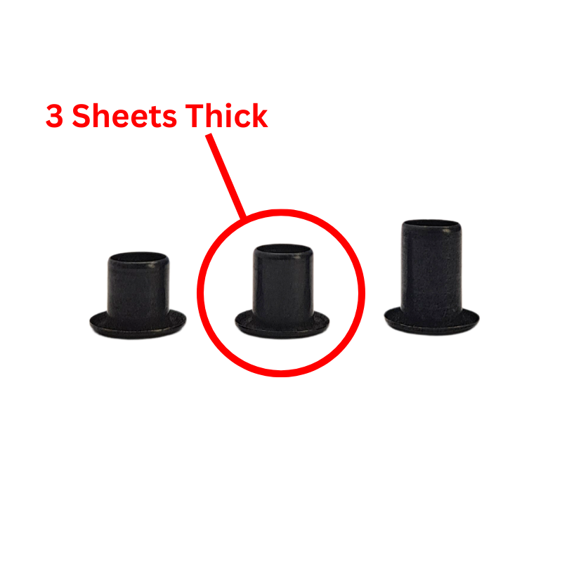 Kydex Eyelets - 3 Sheets Thick 10 Pack - Artisan Supplies