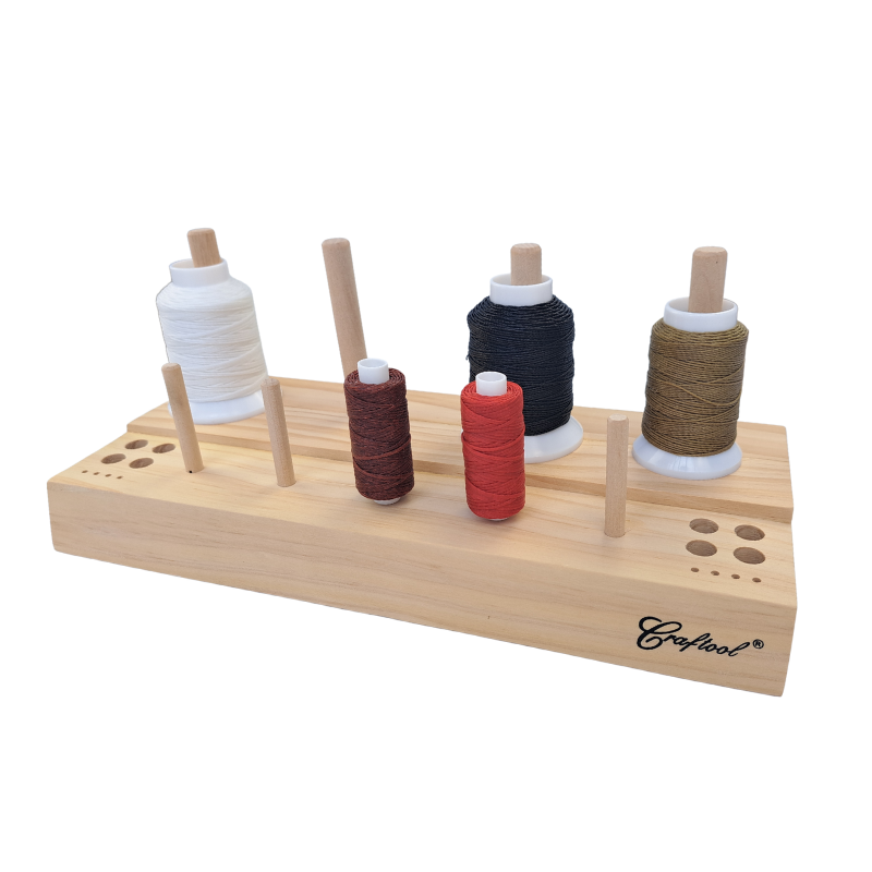 Wooden Thread Spool Rack - Artisan Supplies