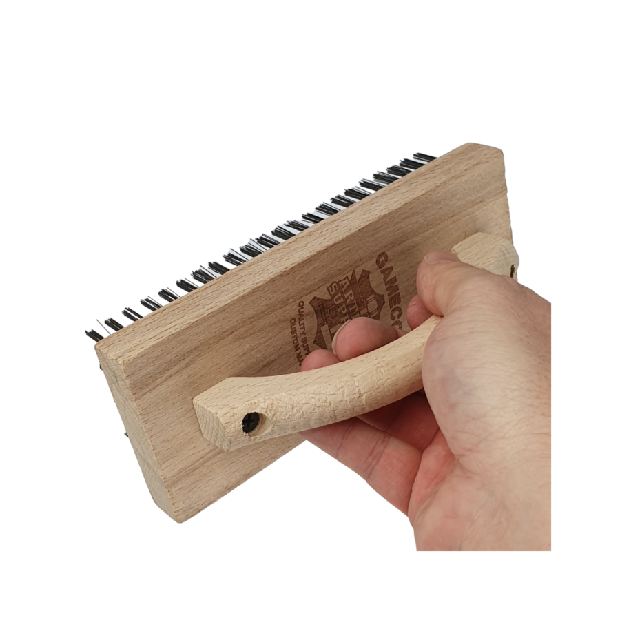 Blacksmith Wire Brush with Wood Handle - Artisan Supplies