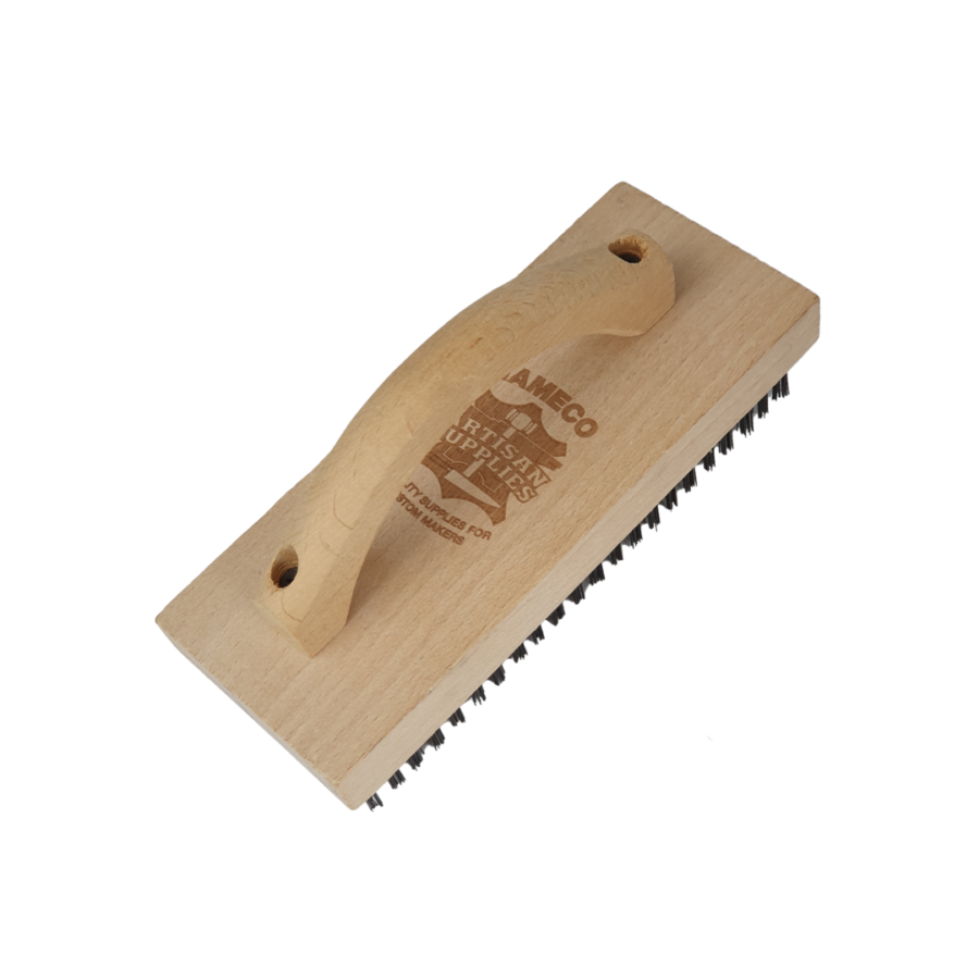 Blacksmith Wire Brush with Wood Handle - Artisan Supplies