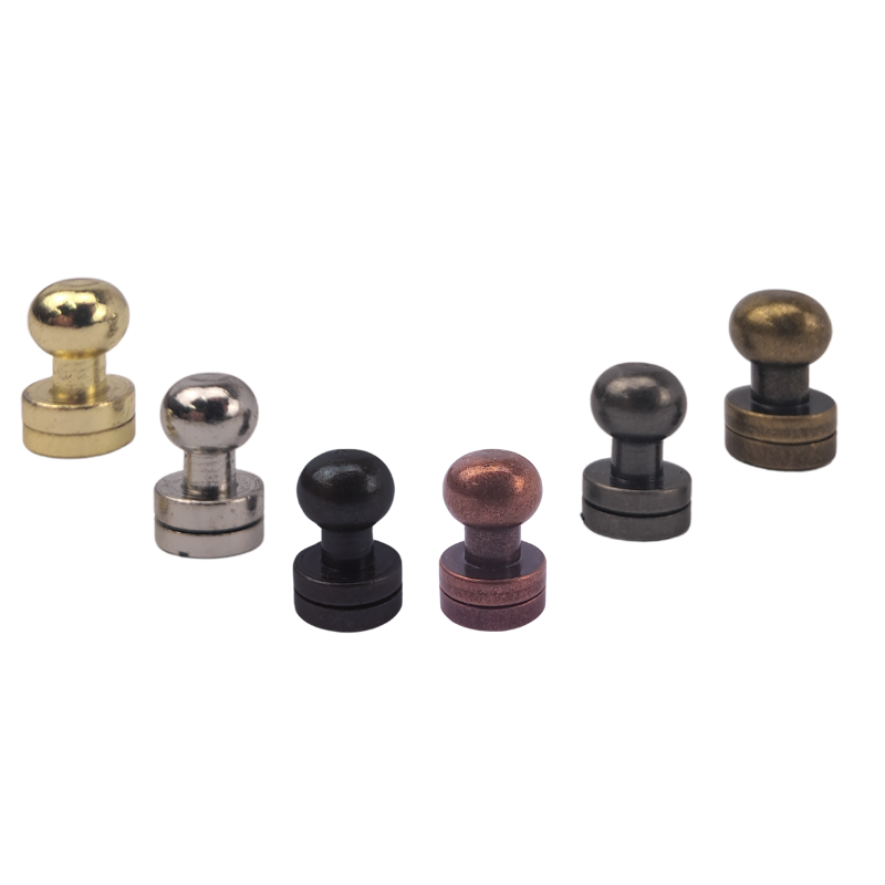 Solid Brass Button Studs (Sam Browne) 5.5mm (7/32") - Artisan Supplies